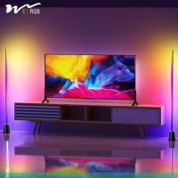 China Residential Gaming Room Wall Wash Floor Lamp 50000 Hours Working Time Music Voice Control for sale