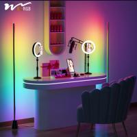 China Residential Gaming Room Wall Wash Floor Lamp 50000 Hours Working Time Music Voice Control for sale