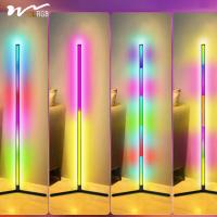 China Creative LED Bedside Nightlight Minimalist Line Floor Lamp for E-Sports Atmosphere for sale