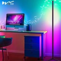 China Creative LED Bedside Nightlight Minimalist Line Floor Lamp for E-Sports Atmosphere for sale