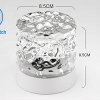 China 5W Light and Shade Water Ripple Ambient Atmosphere Light Rotating Decorative Nightlight for sale
