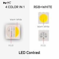 China LED Tape Lights BRGB Warm White 4 Colors in 1 5m 16.4ft 60LEDs/m IP65 Waterproof for sale