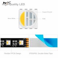 China LED Tape Lights BRGB Warm White 4 Colors in 1 5m 16.4ft 60LEDs/m IP65 Waterproof for sale