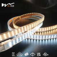 China Super Bright 3-Row LED Strip Lights 2835 264 LEDs/m for Residential Outdoor CRI Ra 80 for sale