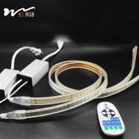 China Super Bright 3-Row LED Strip Lights 2835 264 LEDs/m for Residential Outdoor CRI Ra 80 for sale
