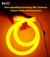 China 20m LED Light Strip 360° Full Body Silicone Tube Sleeve 16mm22mm for Home Decoration for sale
