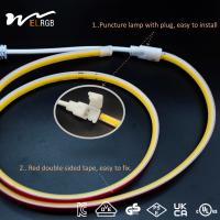 China Dimmable 220v Warm White Neon LED Light Strip with Color Rendering Index Ra 90 IP67 for sale