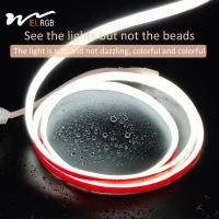 China Vertical Bending Direction 288 LEDs/M Ultra Bright COB LED Light Strip Waterproof Dimmable for sale