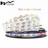 China Addressable Digital RGB Flex LED Strip Light 0.3W/LED and 80 Ra Color Rendering Index for sale