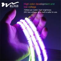 China 840Leds/M 24V IP65 Waterproof Flexible RGB LED Strip Light with Voice Control and 3- for sale