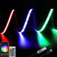 China 50000 Hours Working Time Christmas Day LED Light Strips 4.92ft/1.5m USB COB Dimmable for sale