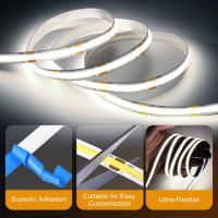 China 2560LEDS CRI 90 8mm Flexible Unified COB LED Light Strip 5M 2700K Warm White DC 24V for sale