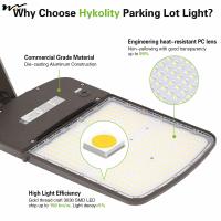 China Adjustable Arm Mounted 150LM/W LED Shoebox Light for Commercial Outdoor Illumination for sale