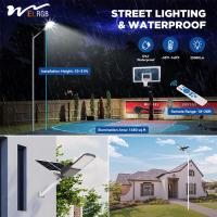 China Waterproof IP67 Solar Street Light with Dusk to Dawn Safety and Outdoor Motion Sensor for sale
