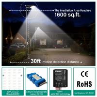 China Special Functions Dimmable LED Solar Floodlight for Courtyard and Street Lighting for sale