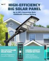 China 500W Solar Street Light IP65 Waterproof Outdoor Lights 2 Pieces 6000LM Solar Floodlight for sale