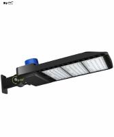 China Outdoor LED Parking Lot Light with Adjustable Arm and Photoelectric Sensor IP65 Street Flood Safety Light for sale