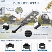China Motion Sensor Solar LED Street Light 1000W for Motion Activated Outdoor Lighting Solutions for sale