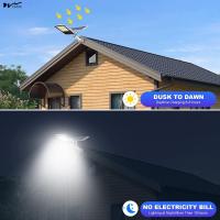 China Onsite Metering Lighting Solutions 1200W LED Solar Street Light 10000LM Dusk to Dawn for sale