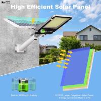 China Onsite Metering Lighting Solutions 1200W LED Solar Street Light 10000LM Dusk to Dawn for sale