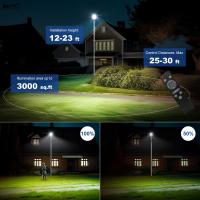 China Outdoor Courtyard Solar Street Light 2000W with 50000 Hours Working Time Guarantee for sale
