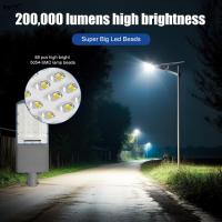 China Outdoor Courtyard Solar Street Light 2000W with 50000 Hours Working Time Guarantee for sale