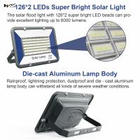 China 50000 Hours Working Time Solar Floodlight 100W with Remote Control LED IP67 Waterproof for sale