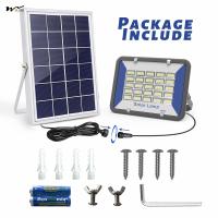 China Solar Power Supply 200W Outdoor Solar Floodlight with Remote Control and IP65 Waterproof for sale