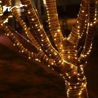 China 2kg Product Weight 100m LED Strip Line Solar String Lights for Courtyard Decoration for sale