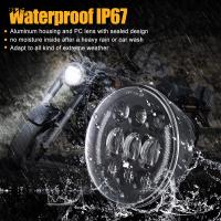 China Experience Super Wide Night Driving 5.75 Inch LED Headlight with Halo DRL Turn Signal for sale