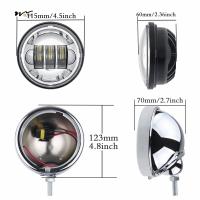 China 4.5 Inch LED Passing Light for Electra Glide Vehicle Service Type and Lighting Design for sale