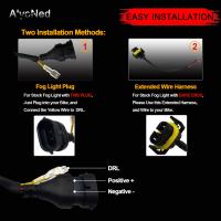China Motorcycle LED Passing Lights Fog Lamps DRL White DOT Kit for 4.5