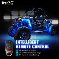 China Multi-Color Neon RGB Strips Wireless Smart Remote Controller for Motorcycle LED Light Kit for sale