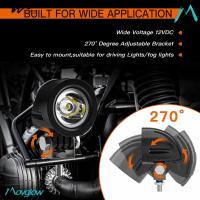 China Waterproof LED Spot Driving Fog Lights for Sport Motorcycle Street Bike ATV UTV Trike for sale