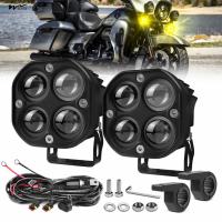 China Waterproof LED Point Driving Fog Light for R1200GS F800GS K1600 Motorcycle Universal Fit for sale