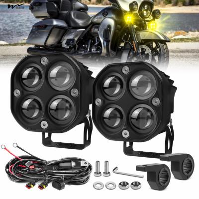 China Waterproof LED Point Driving Fog Light for R1200GS F800GS K1600 Motorcycle Universal Fit for sale