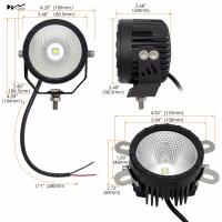 China Work Assist 3.5-Inch Round Off-Road Driving Fog Lights 2 Piece with Switch Mode Other for sale