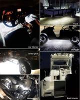 China 0.18kg White LED Light Strip for Cars Golf Carts Boats 60.96cm Connected Waterproof 12V for sale