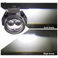 China 5500K LED Headlight Low 38W High 68W Light Weight Aluminum Lens for Auto CAD Layout for sale