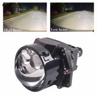 China 5500K LED Headlight Low 38W High 68W Light Weight Aluminum Lens for Auto CAD Layout for sale