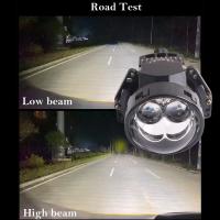 China 5500K LED Headlight Low 38W High 68W Light Weight Aluminum Lens for Auto CAD Layout for sale