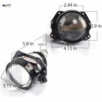 China Auto CAD Layout Lighting Solutions Service LED Projector Lens with Sharp Cut Off Line for sale