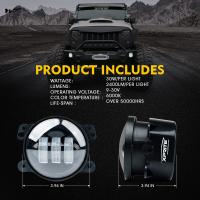 China 9 x 4.5 x 6 inches Package Dimensions 4-Inch 60W LED Fog Lights for Off-Road Driving for sale