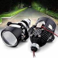China 12 Volts Focus Beam Blue Honeycomb LED Projector Lens Retrofit Kit for Car Motorcycle for sale