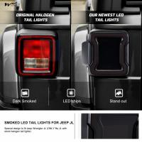 China Tail Lights Waterproof Class Waterproof Black Housing Smoke Lens 1Pair LED Accessories for sale