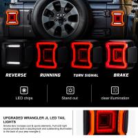 China Tail Lights Waterproof Class Waterproof Black Housing Smoke Lens 1Pair LED Accessories for sale