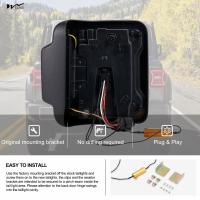 China Tail Lights Waterproof Class Waterproof Black Housing Smoke Lens 1Pair LED Accessories for sale