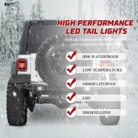 China Jeep LED Tail Lights Fit Smoked Tail Lamp Brake Turn Signal Light Reverse Rear Back Light Assembly for sale