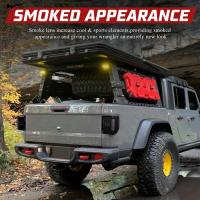 China LED Tail Lights Smoked Tail Lamp Brake Turn Signal Reverse Rear Back Light Assembly Black Housing Smoke Lens for sale