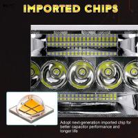 China High/Low Beam LED Headlights with Halo Angel Eyes DRL Turn Signal Light 5x7/7x6 Chips for sale